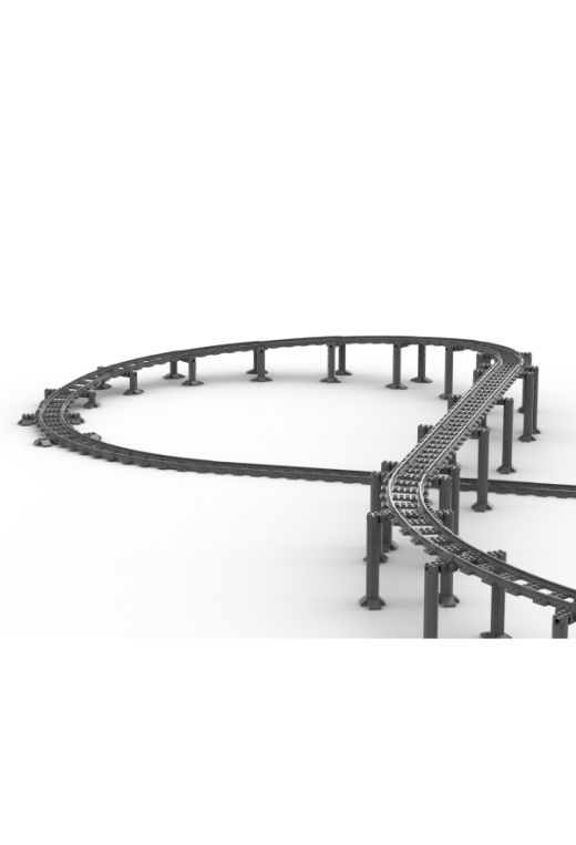 TRIXBRIX Infinity Loop - TRIXBRIX ALLE SCHIENEN - gallusbrick LEGO® Laden